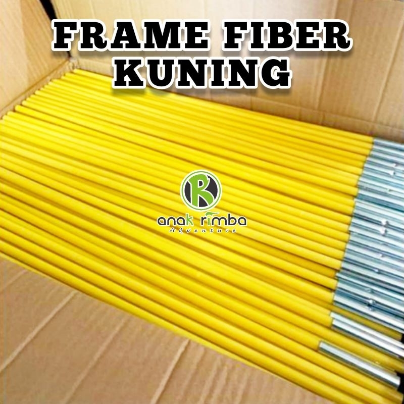Jual FRAME FIBER 11 MM BIGDOME 6 PRO WARNA KUNING MERAH HITAM TENDA ...