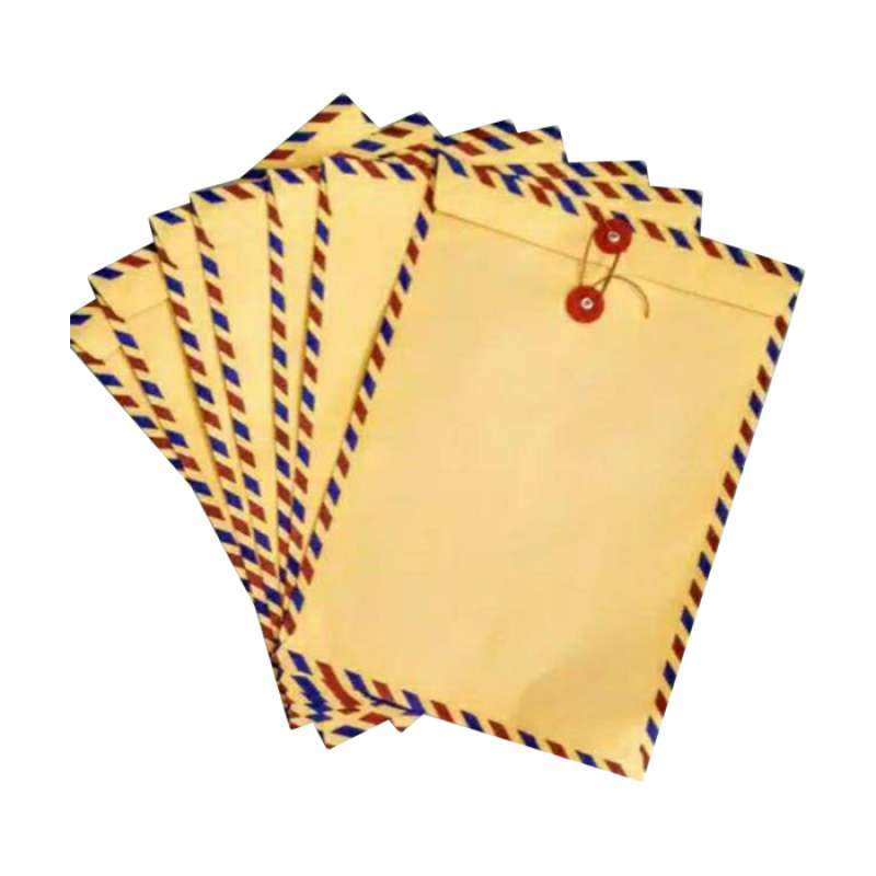 Jual Amplop Coklat Folio Tali Airmail 310 (1 pack isi 100 pcs) | Shopee ...