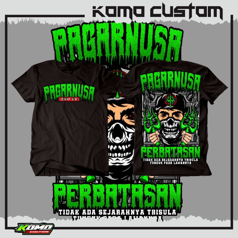 Jual KAOS PAGAR NUSA TRISULA PERBATASAN (FULL PUNGGUNG) | Shopee Indonesia