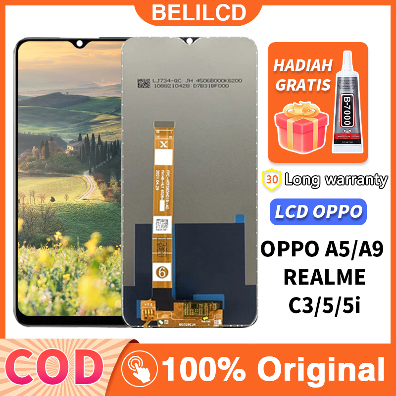 Jual LCD OPPOREALME C3 5 5i / OPPO A5 A9 2020 A31 UNIVERSAL FULLSET TOUCHSCREEN ORI OEM | Shopee ...