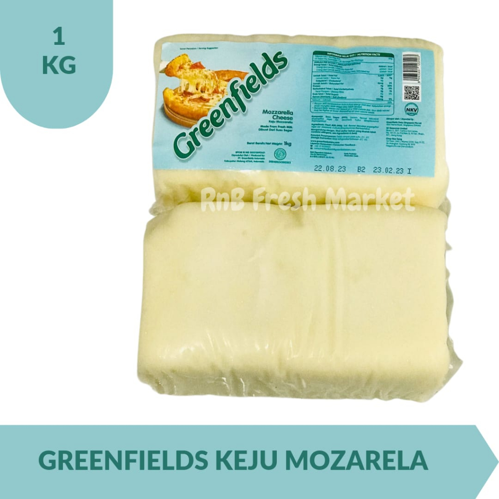 Jual Greenfields Keju Mozarella 1 Kg | Shopee Indonesia
