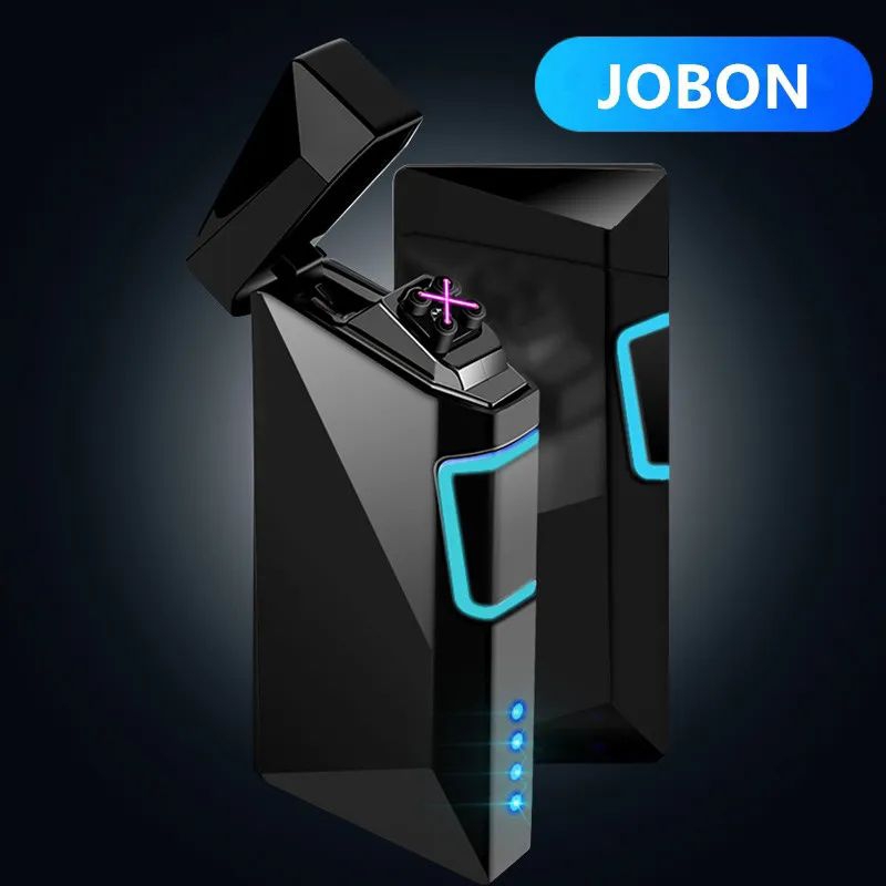 Jual JOBON Touch Induction Electric Double Arc USB Lighter Outdoor ...