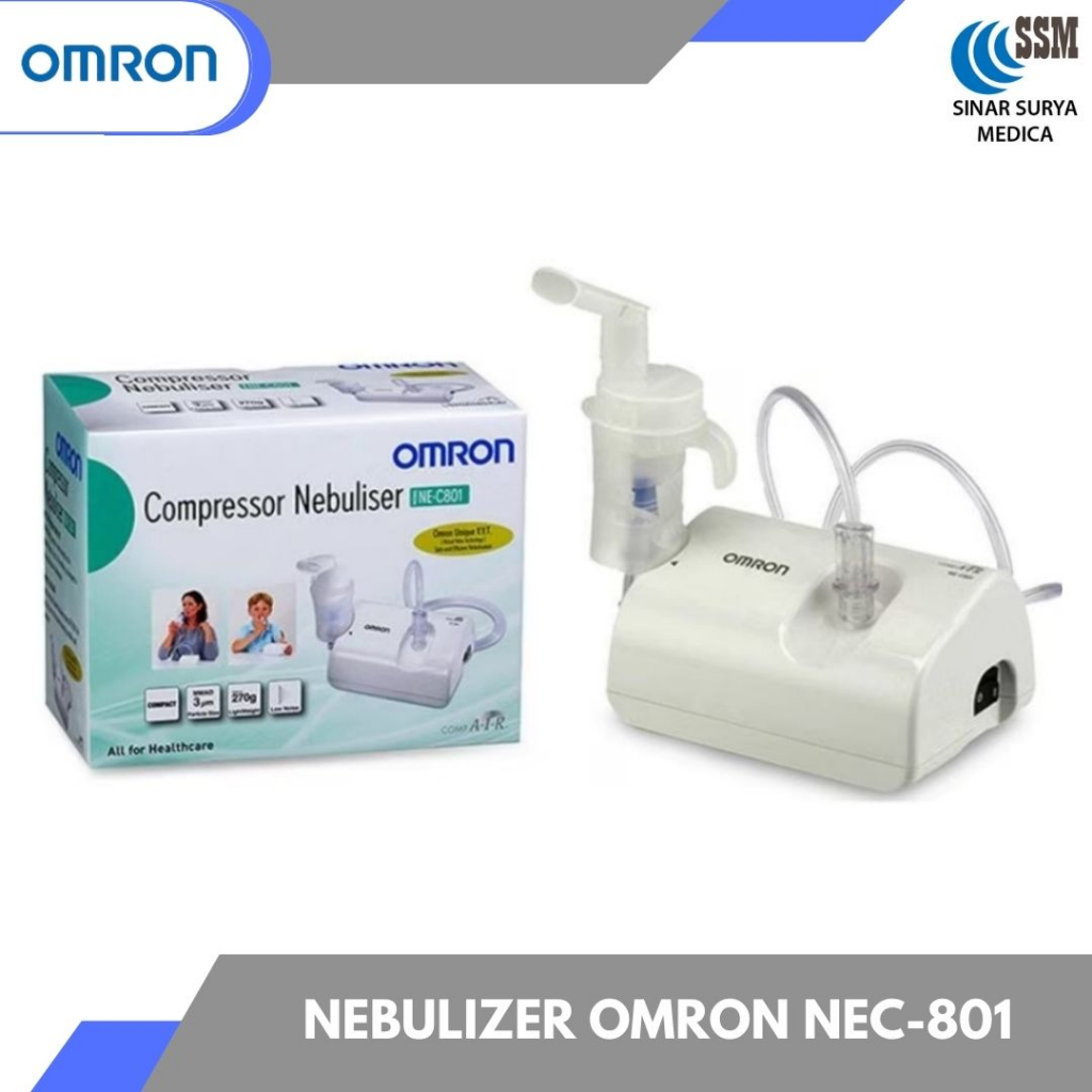 Jual Nebulizer Compressor Original Omron NE-C801 | Shopee Indonesia