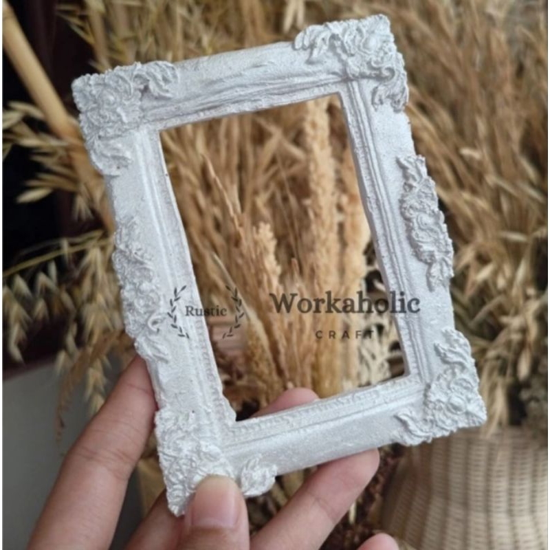 Jual Resin Frame Putih Persegi Perlengkapan Hiasan Mahar Seserahan ...