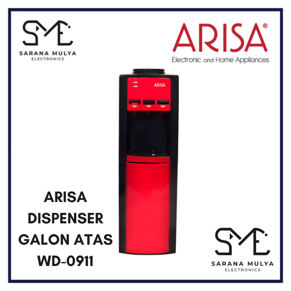 Jual DISPENSER ARISA GALON ATAS 3 KERAN WD-0911- PANAS/NORMAL/DINGIN ...