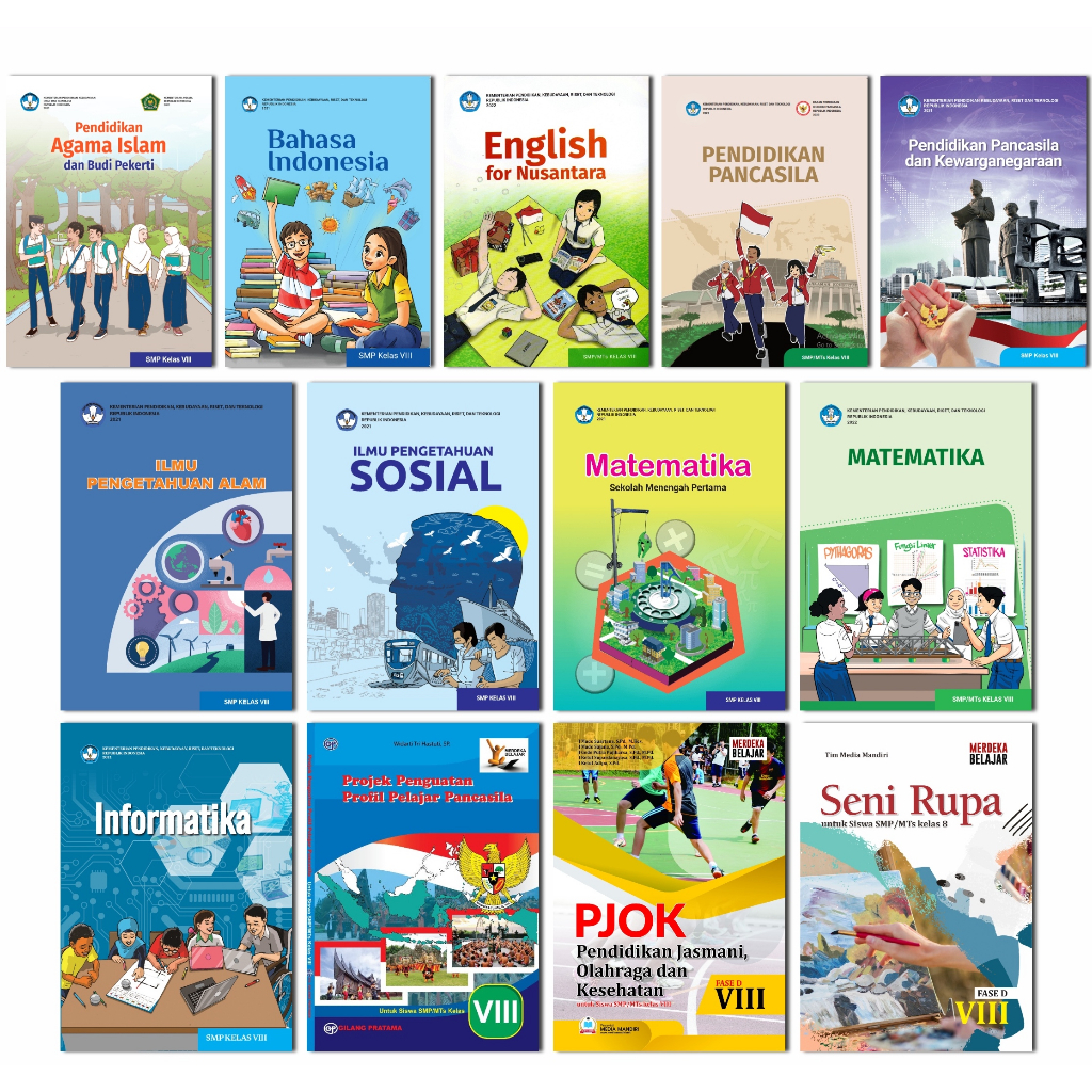Jual BUKU KELAS 8 SMP KURIKULUM MERDEKA / PENGGERAK KURIKULUM 2021 TERBARU | Shopee Indonesia