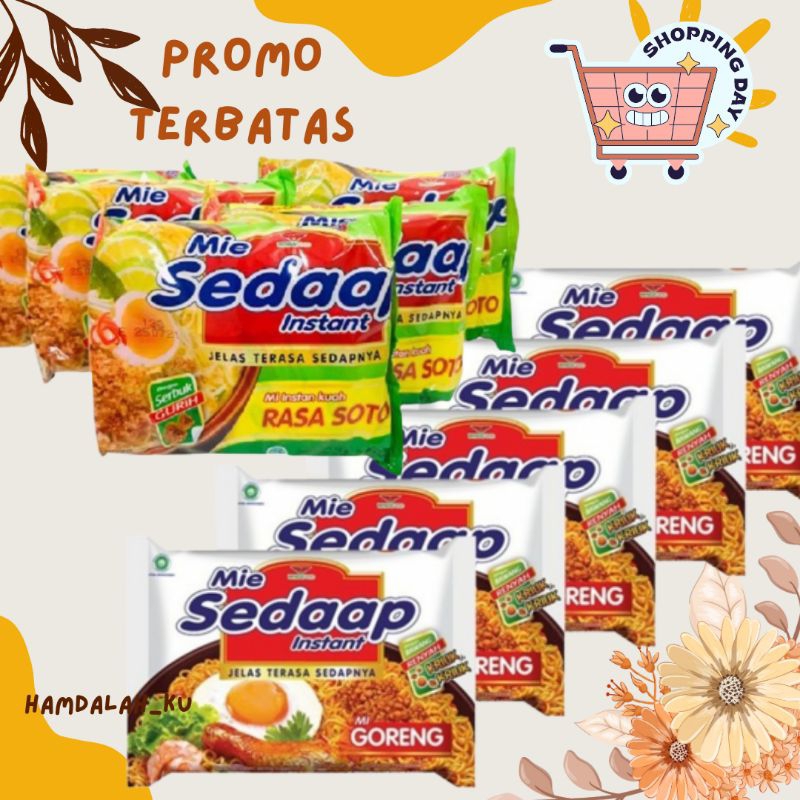 Jual Mie Sedaap goreng, Ayam Bawang, soto Madura, ayam spesial, laksa ...