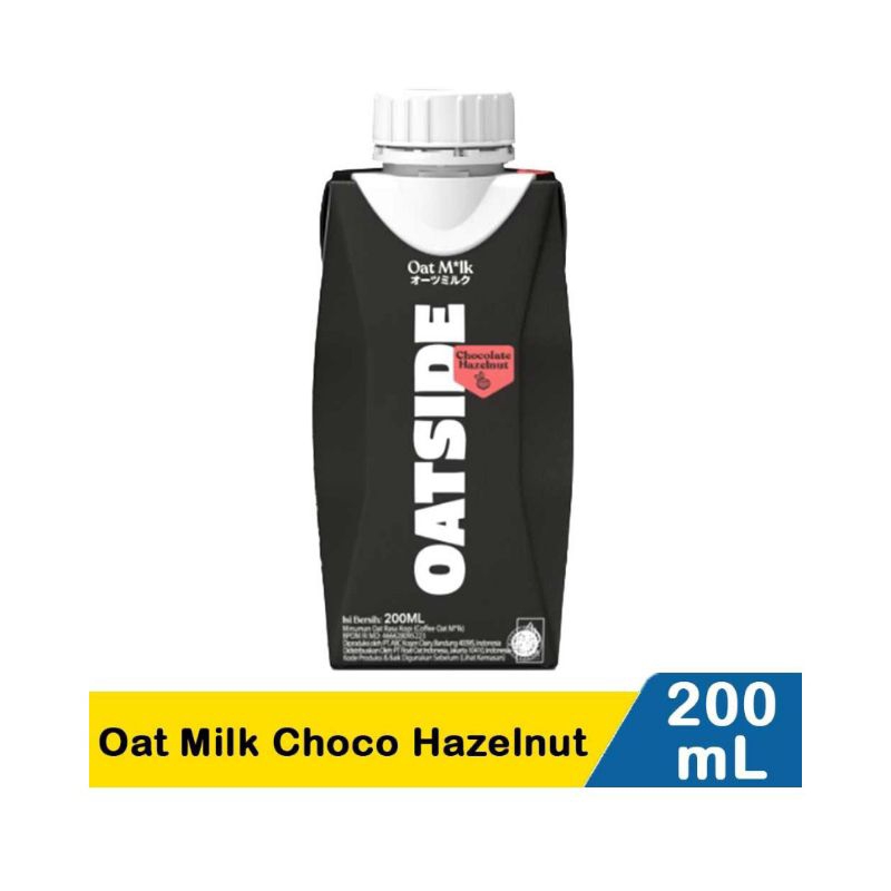 Jual OATSIDE Oat Milk 200ml Barista Blend Edition Chocolate/Hazelnut ...