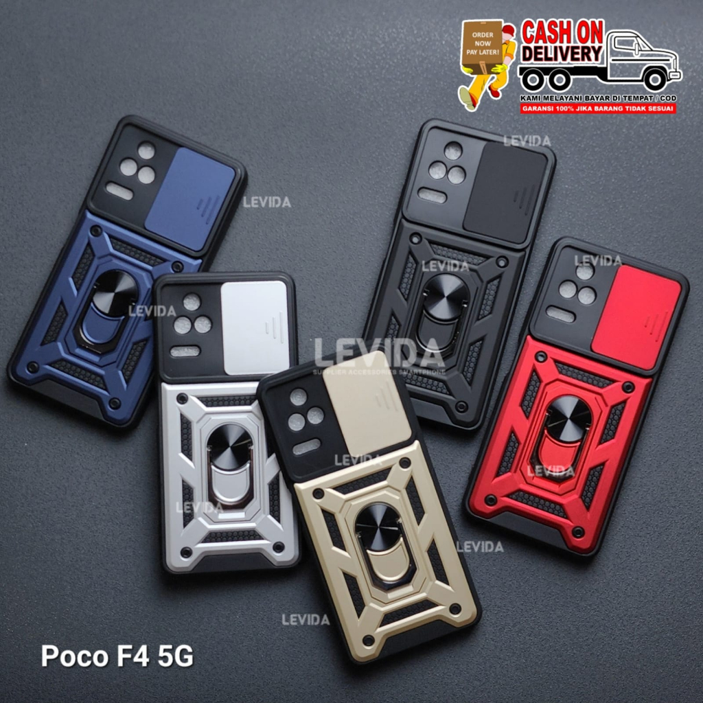 Jual Poco F4 5g Poco F4 Gt Poco F5 5g Case Robot Slide Kamera Protect ...