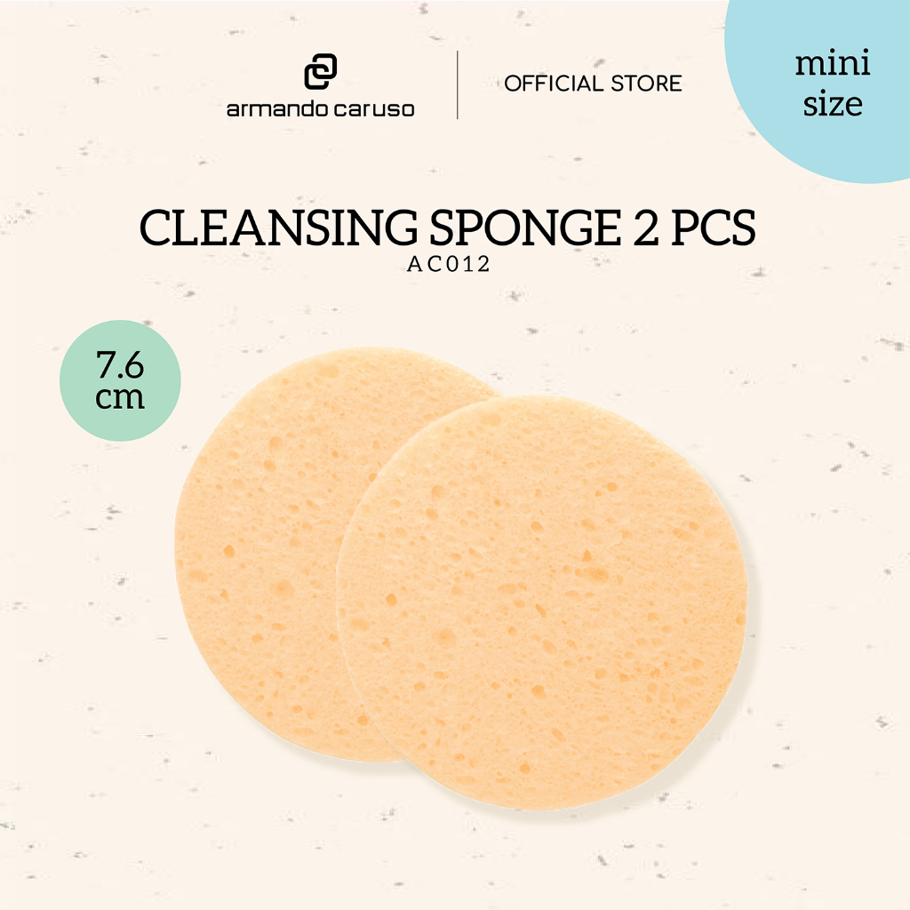 Jual Armando Caruso Mini Cleansing Sponge 2 Pcs - 012 | Shopee Indonesia