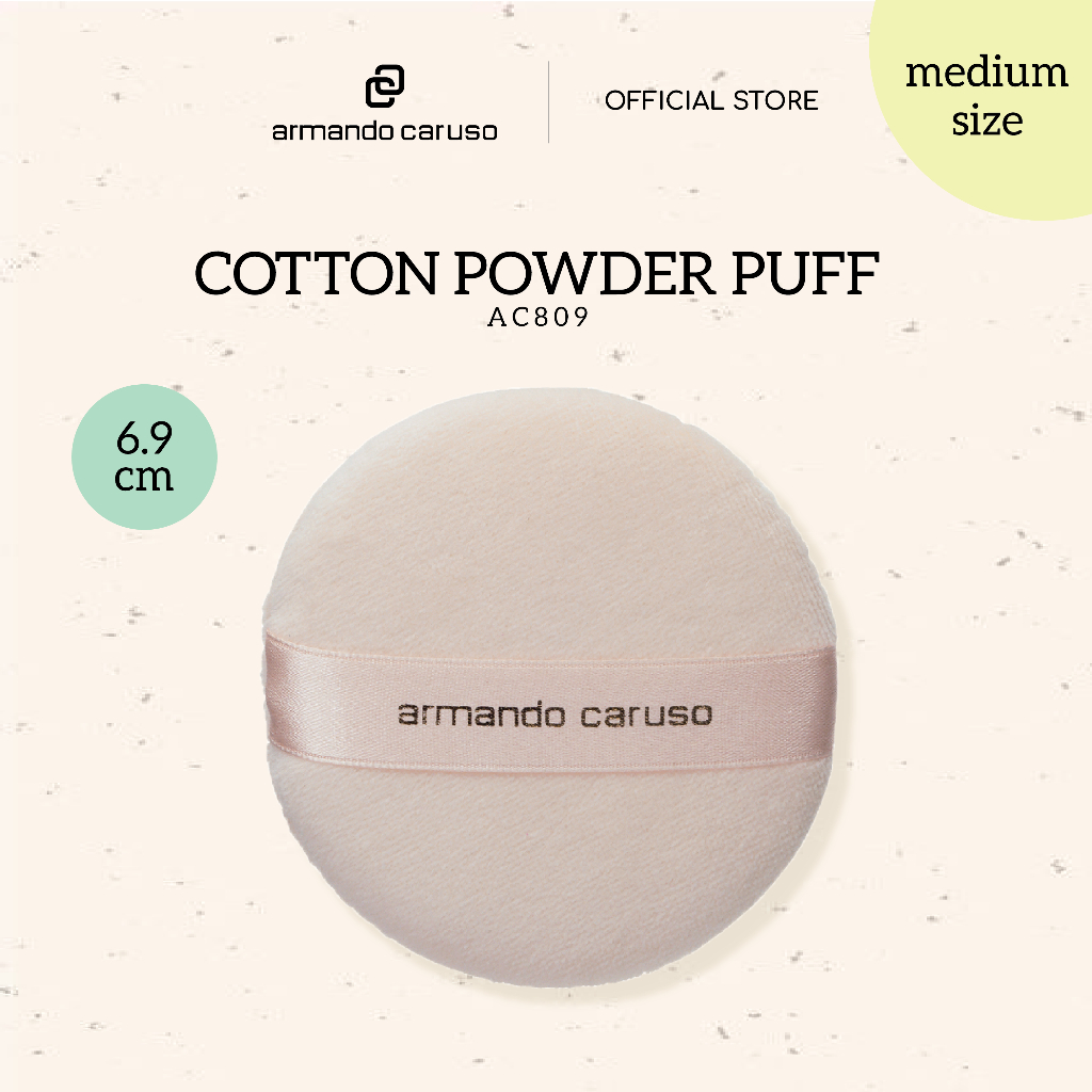 Jual Armando Caruso Cotton Powder Puff - 809 | Shopee Indonesia