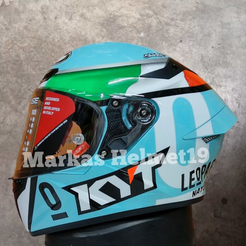 Jual Helm Full Face KYT TT COURSE DELLA PORTA | Shopee Indonesia