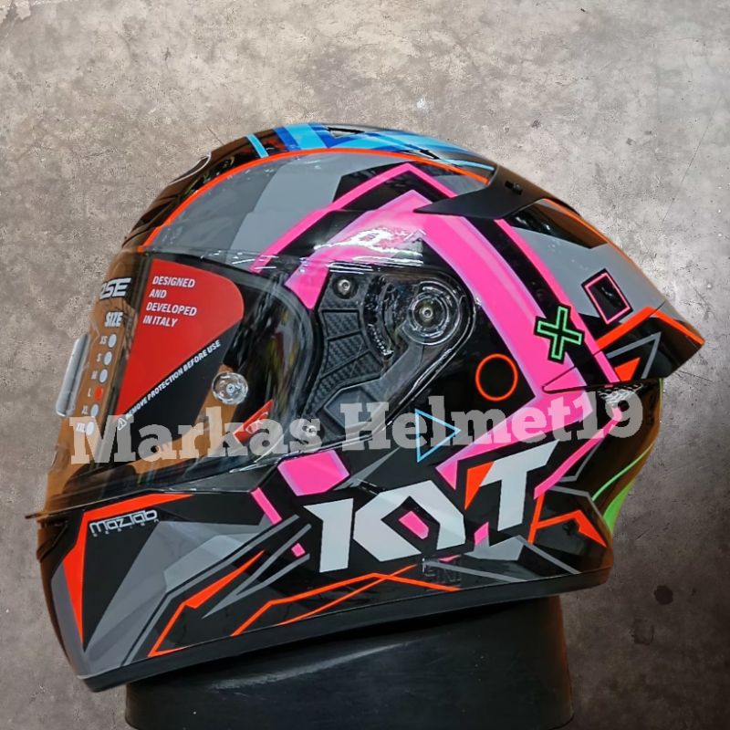 Jual Helm Full face KYT TT COURSE RATTHAPARK PLAY REPLICA | Shopee Indonesia
