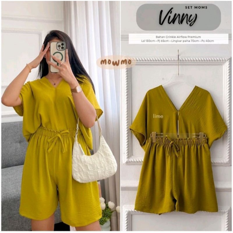 Jual Set Vinny Cringkle Airflow | Setelan Nina Square Jumbo Hotpants ... Jual Set Vinny Cringkle Airflow | Setelan Nina Square Jumbo Hotpants ...
