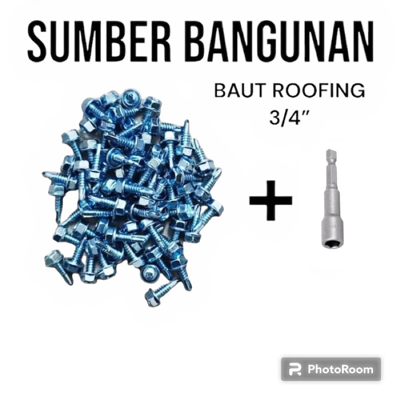 Jual BAUT BAJA RINGAN 3/4” / BAUT KANAL 3/4” PERBUNGKUS ISI 50pcs ...