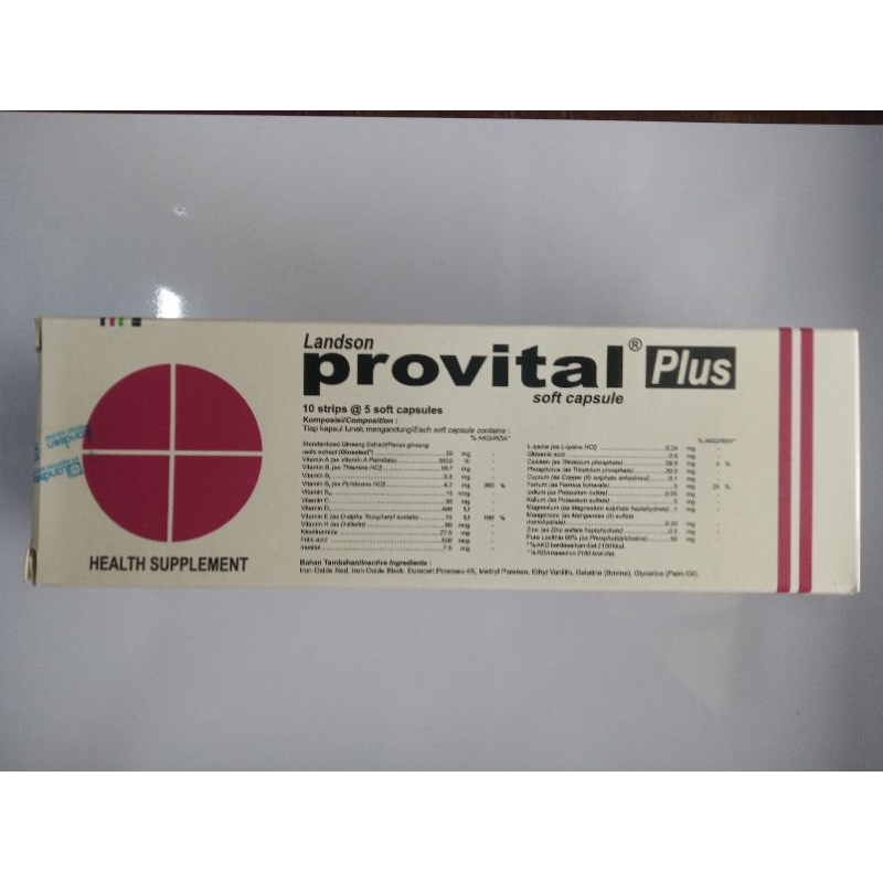 Jual Provital Plus Box 50tablet | Shopee Indonesia