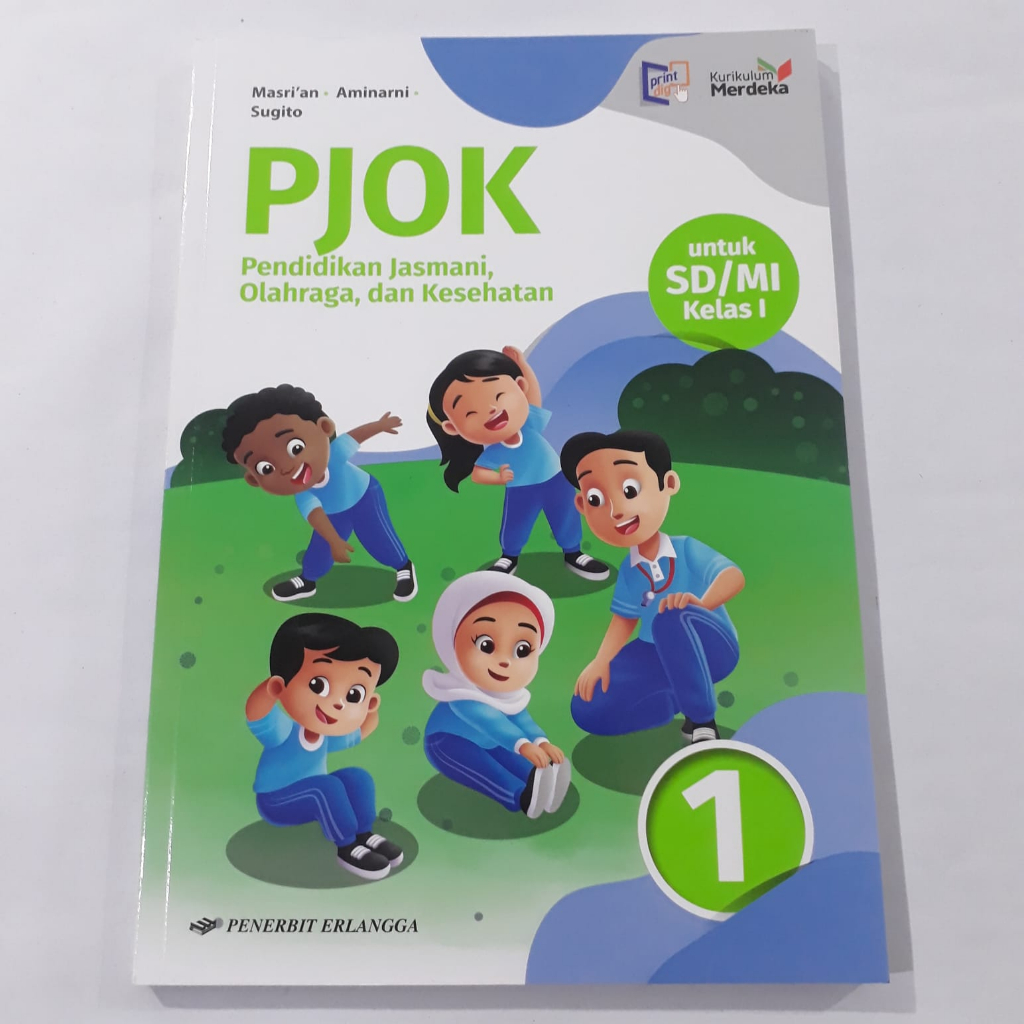 Jual PJOK KELAS 1 SD PENERBIT ERLANGGA KURIKULUM MERDEKA | PENJASKES ...