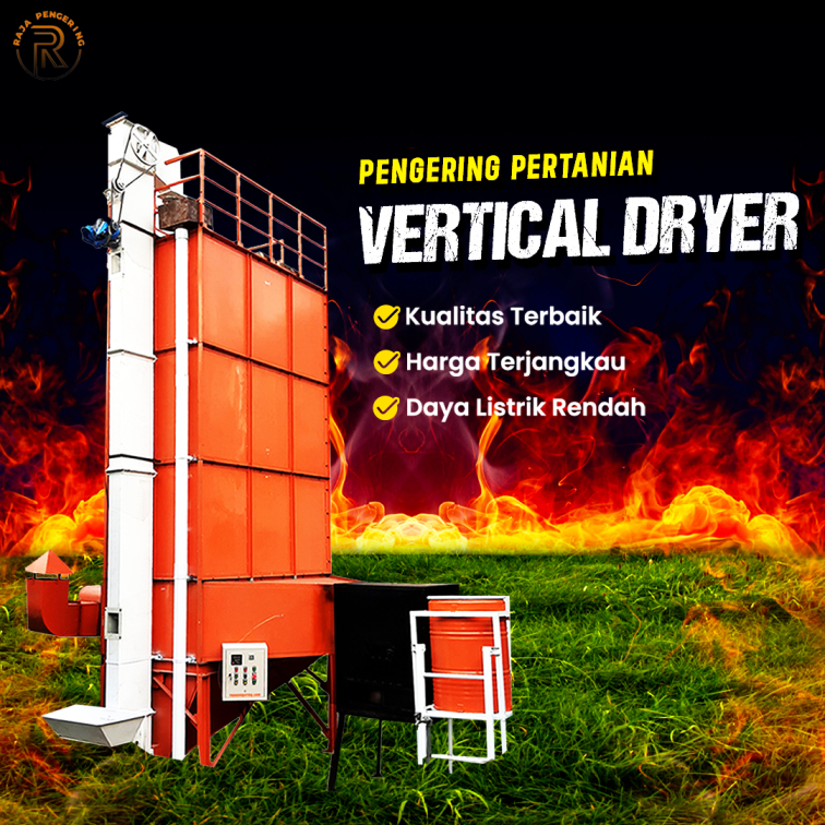 Jual Mesin pengering padi serbaguna / model Vertikal Dryer Tipe Gas ...