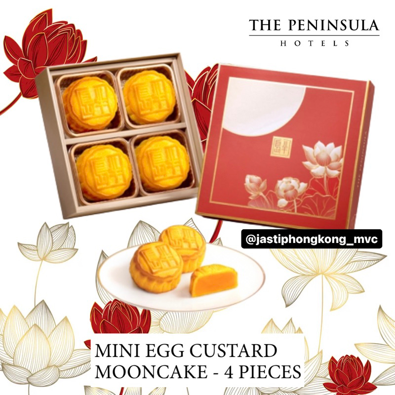 Jual PENINSULA MOONCAKE MINI EGG CUSTARD | 半島月餅 | Peninsula Hongkong ...