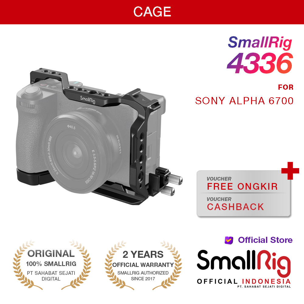 Jual SmallRig Cage Kit for Sony Alpha 6700 4336 | Shopee Indonesia