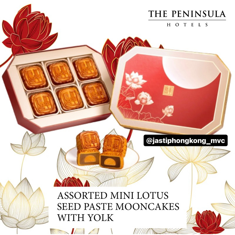 Jual PENINSULA MOONCAKES ASSORTED MINI LOTUS SEED PASTE WITH YOLK ...