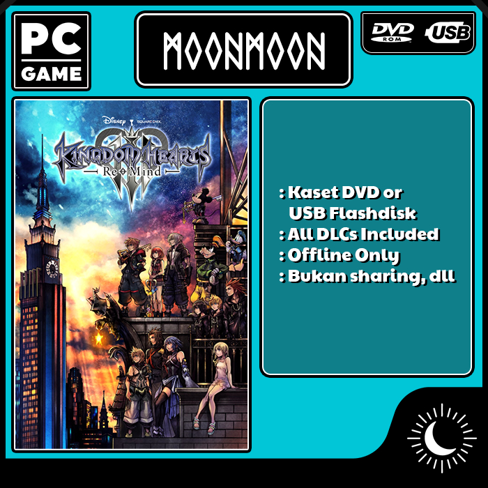 Jual KINGDOM HEARTS III + Re Mind (2021) Full DLCs Game PC Laptop Termurah | Shopee Indonesia