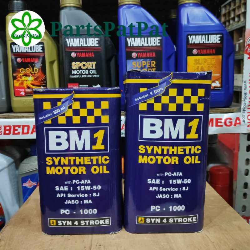 Jual OLI OIL MESIN BM1 BM 1 PC1000 PC 1000 PC-1000 08LT 800ML DAN 1LT 1000ML 15W-50 ASLI ...