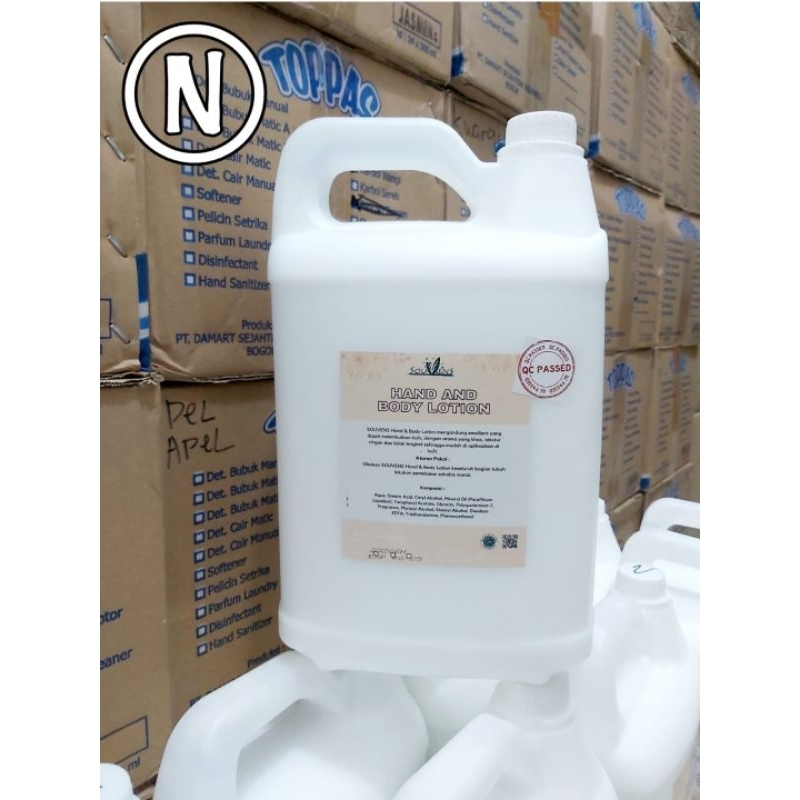 Jual HAND BODY HANDBODY LOTION 5 LITER SALON SPA NETRAL TIDAK WANGI ...
