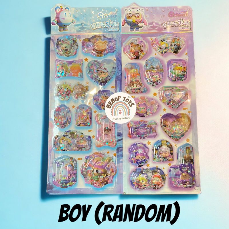 Jual STICKER 3D ISI AIR TIMBUL WATER STIKER GAMBAR KARTUN ANIME GIRL ...