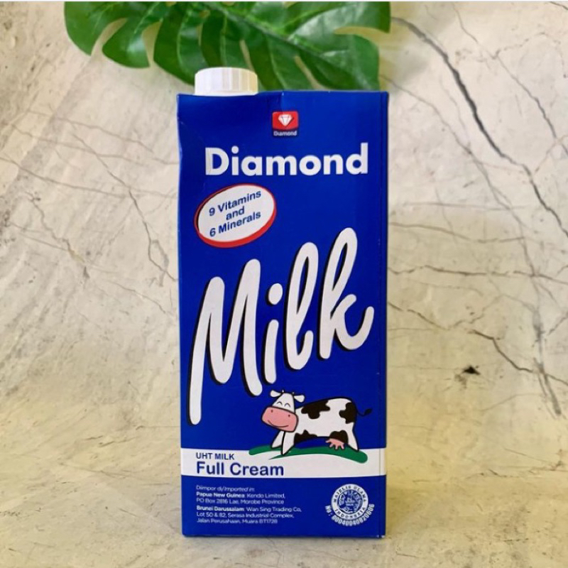 Jual Diamond Milk Susu Uht Full Cream 1 Liter | Shopee Indonesia