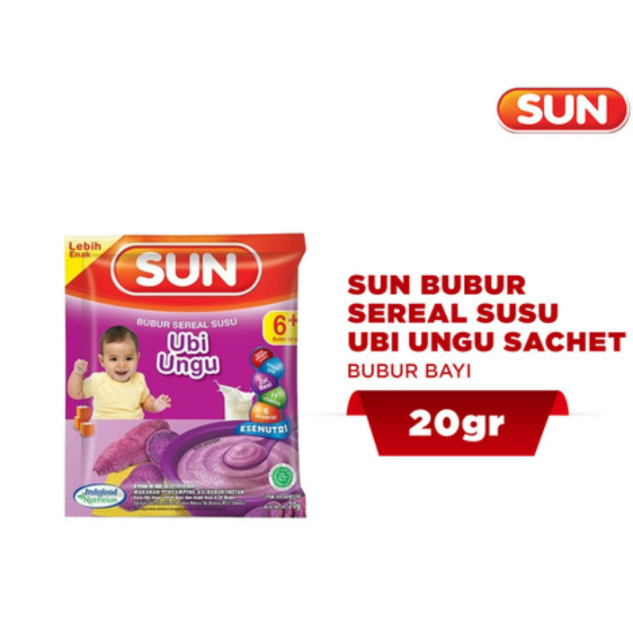 Jual SUN Mpasi Bubur Sereal Sachet 20gr Mp-asi Mpasi Makanan Bayi Usia ...