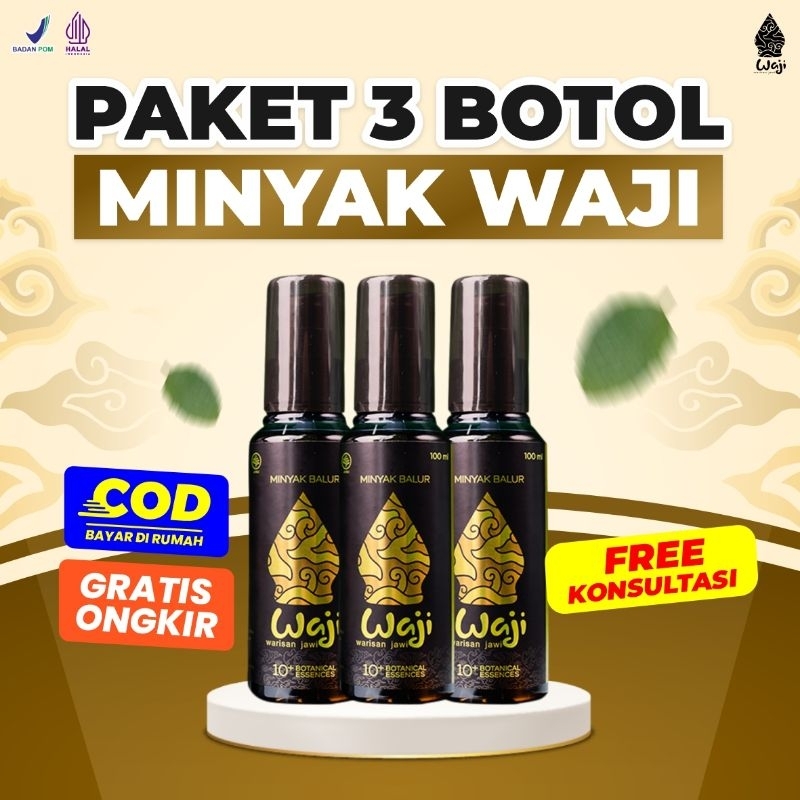 Jual Minyak Waji - Waji Warisan Jawi paket 3 botol untuk nyeri sendi ... Jual Minyak Waji - Waji Warisan Jawi paket 3 botol untuk nyeri sendi ...