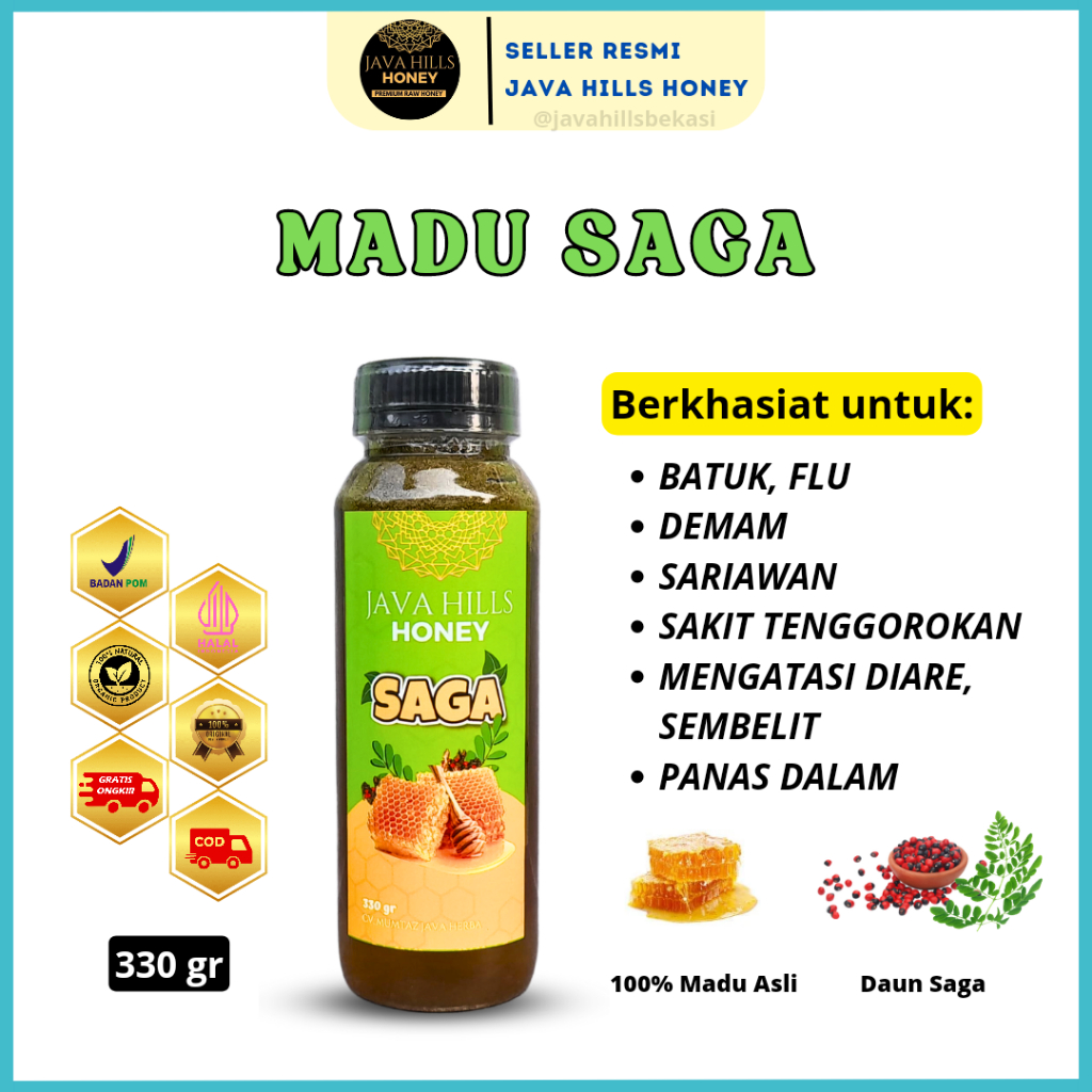 Jual Madu Saga Java Hills Honey - Mengatasi Batuk Sariawan Panas Dalam ...