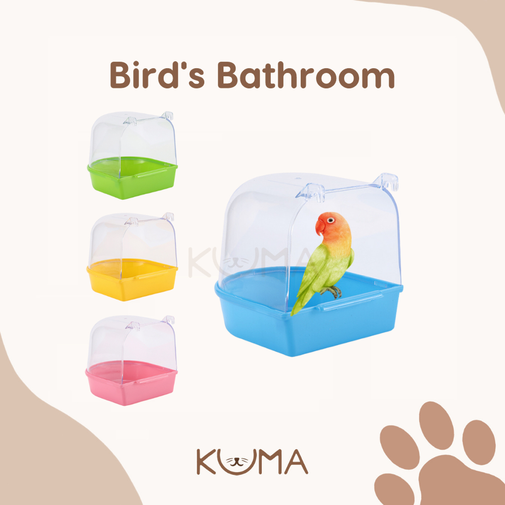 Jual [KUMA] Tempat Wadah Mandi Burung Kecil Rumah Burung | Lovebird ...