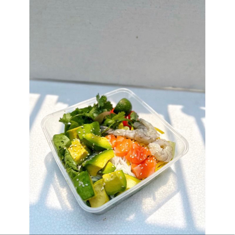 Jual Salad Salmon Udang Mentah Mangga Alpukat Salad Thailand ...