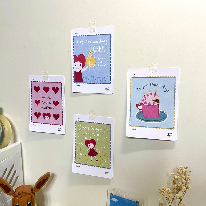 Jual Greeting Card - Self Love Card - Kartu Ucapan - Card Ucapan ...