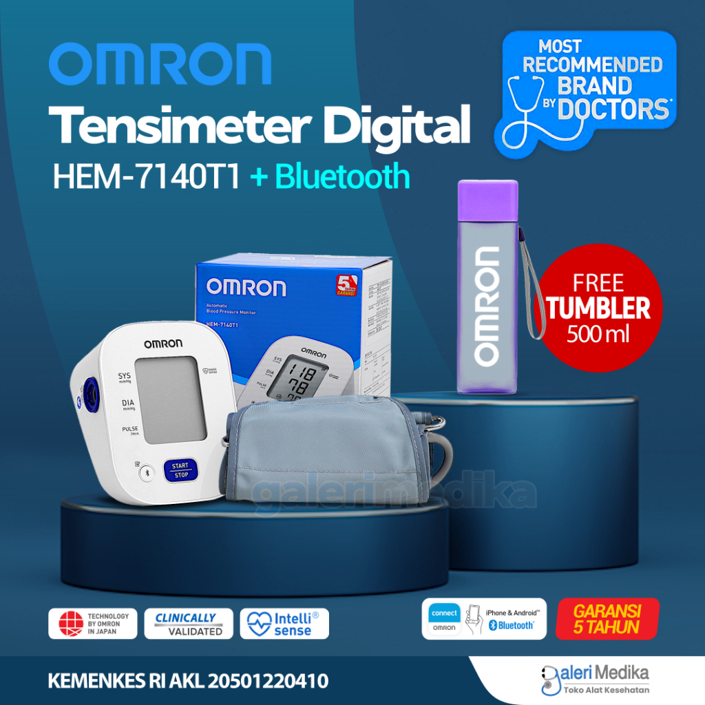 Jual Tensimeter Digital Lengan Omron HEM 8712 / HEM8712 / HEM-8712 ...