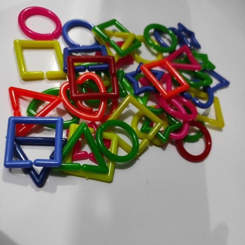 Jual mainan edukasi rantai geometri | Shopee Indonesia