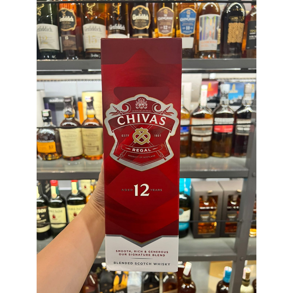 Jual 1 LITER / 1000ML CHIVAS REGAL AGED 12 YEARS OLD YO 1000ML JUMBO ...