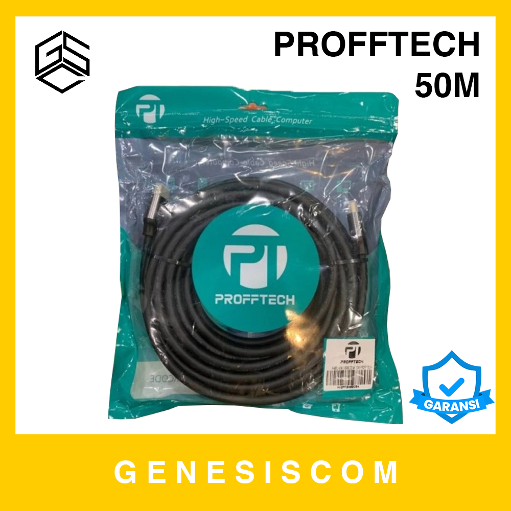 Jual Kabel HDMI 50M / 50 Meter PROFFTECH 4K V2.0 High Resolution Male ...