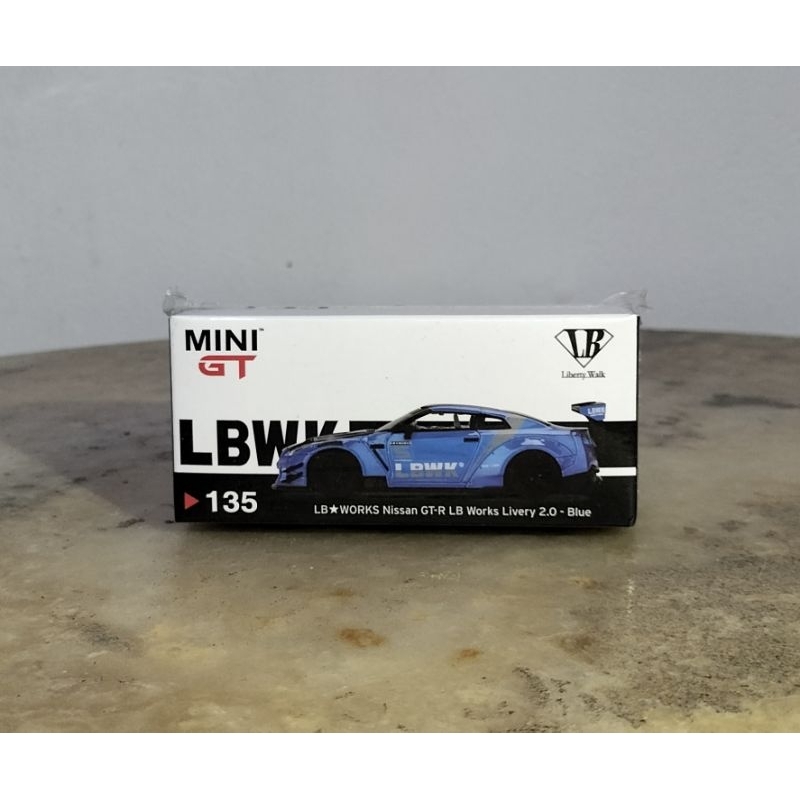 Jual Mini GT LB Works Nissan GT-R LB Works Livery 2.0 - Blue | Shopee ...