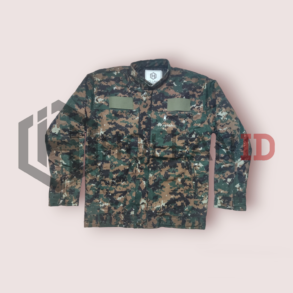 Jual JAKET LORENG PDL TENTARA HIJAU ANGKATAN DARAT AD MARPAT / ARMY ...