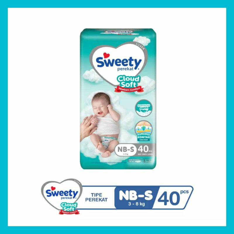 Jual SWEETY SILVER COMFORT TIPE PEREKAT NB-S 40 (KEMASAN BARU) | Shopee ...