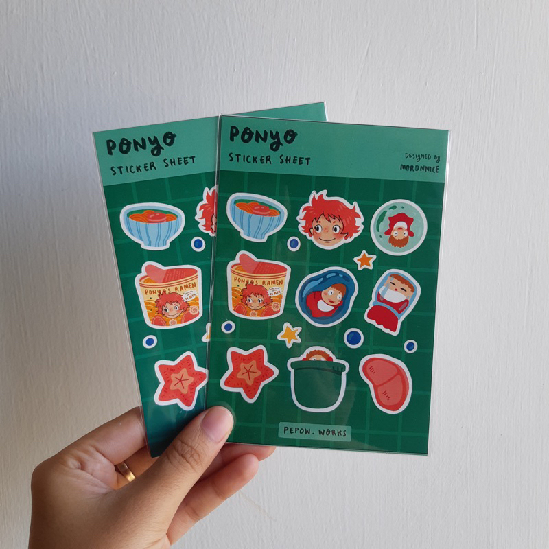 Jual Sticker Sheet - Ponyo | Shopee Indonesia