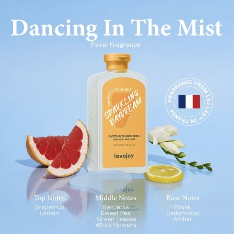 Jual Lavojoy Dancing In The Mist Amino Acid Body Wash | Shopee Indonesia