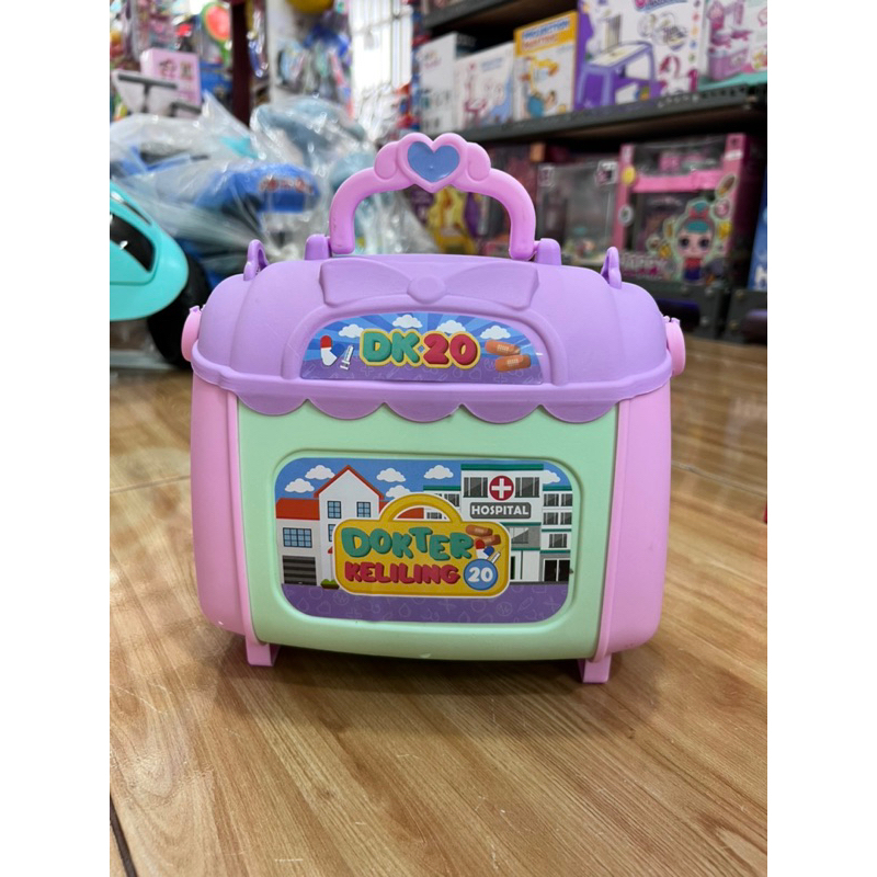 Jual Mainana Dokter Keliling 20 Tas Koper Dokteran Doctor Set Docter DK20 | Shopee Indonesia