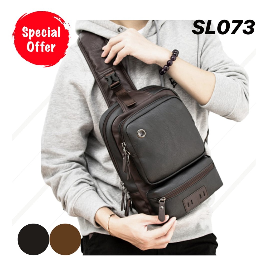 Jual SL073 - TAS SELEMPANG KULIT BESAR PRIA IMPORT SLEMPANG COWOK ...