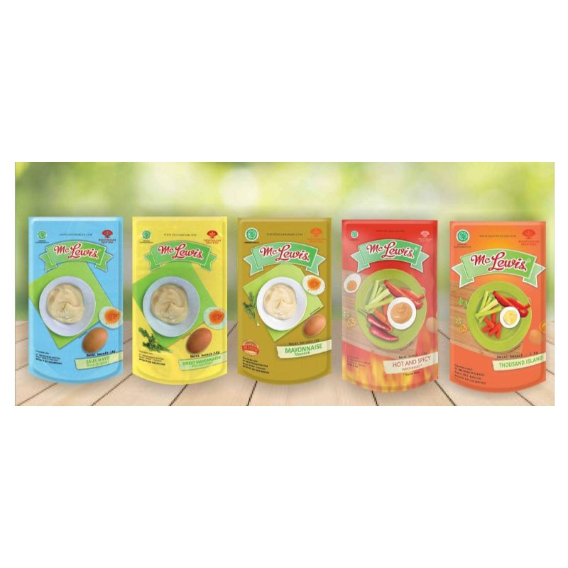 Jual MC LEWIS SAOS TOMAT / SAOS SAMBAL / MAYONAISE 1 KG | Shopee Indonesia