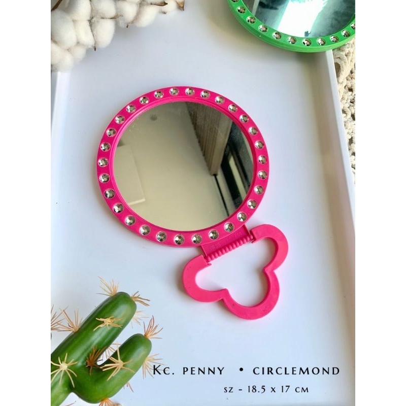 Jual Kaca Rias Cermin Duduk Kaca Penny Meja Rias Bentuk Kotak Oval ...