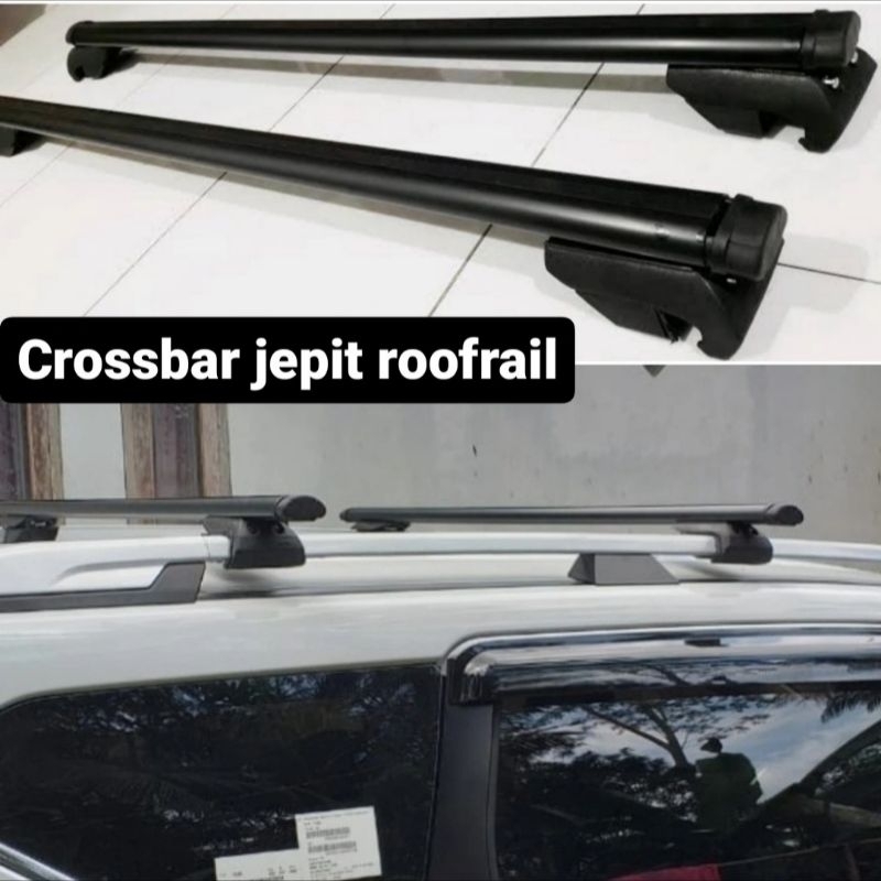 Jual Xpander Cross Crossbar Jepit Roof Rail Palang Roof Rack Bagasi ...